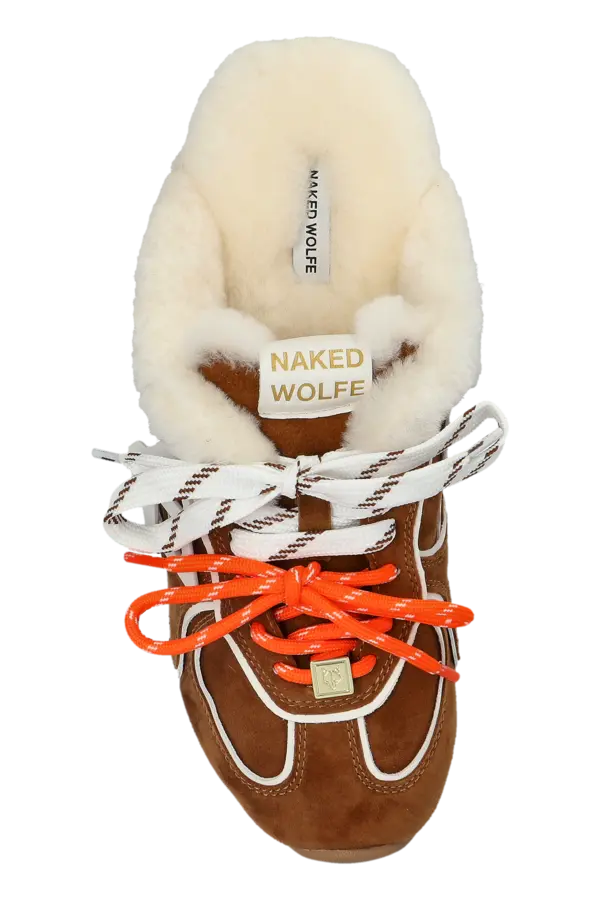 NAKED WOLFE Adorn’ Slides - Brown