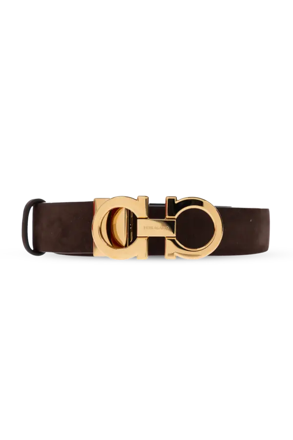 FERRAGAMO Reversible Belt - Brown