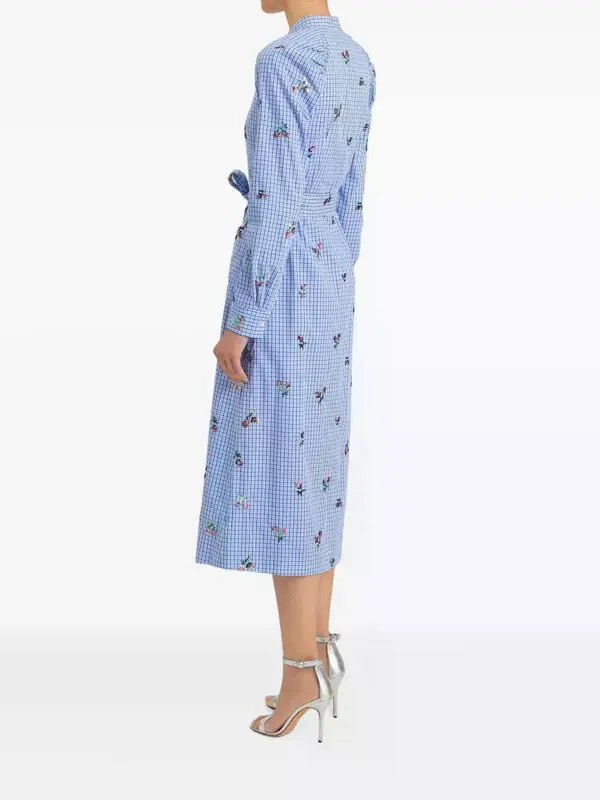 MARKARIAN Gazania Sequin-embellished Midi Shirt Dress