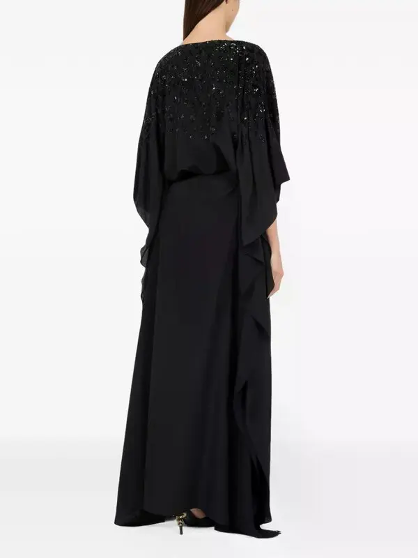 Roberto Cavalli Sequin-embellished Kaftan Dress
