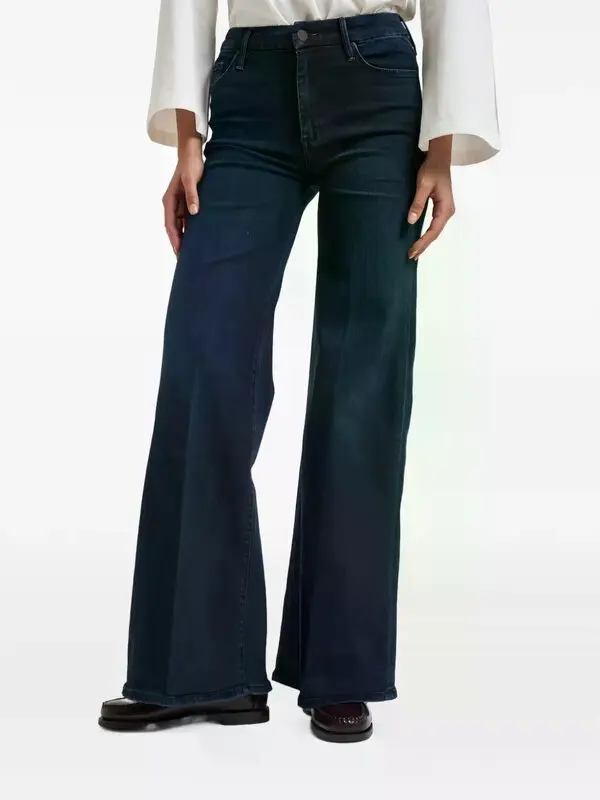 MOTHER High-waisted Wide-leg Jeans