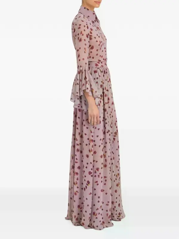 MARKARIAN Morgaine Floral-print Maxi Skirt