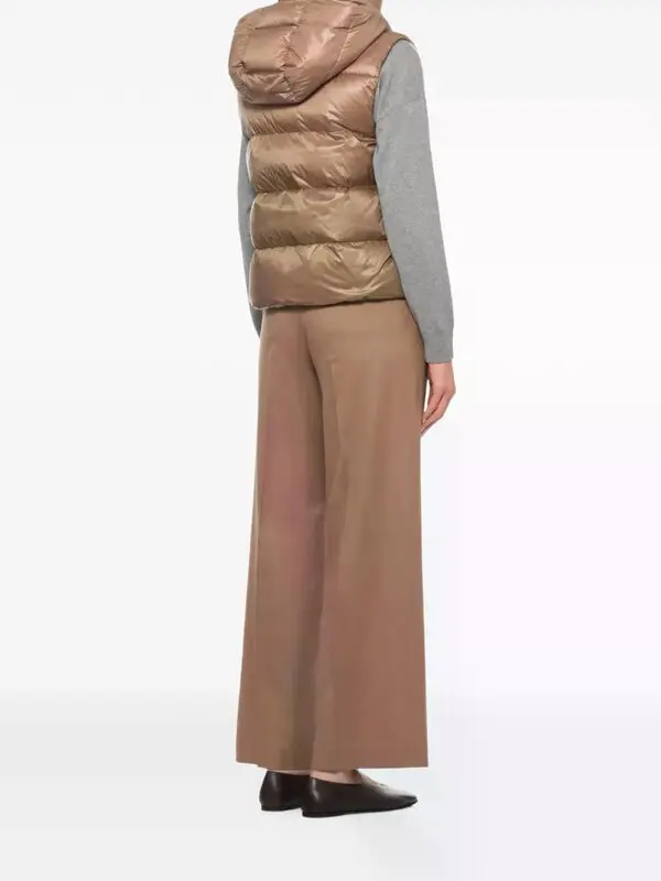Peserico High-neck Hooded Gilet