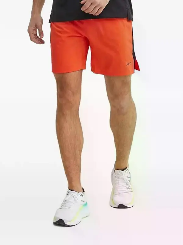 REEBOK Logo-print Panelled Shorts