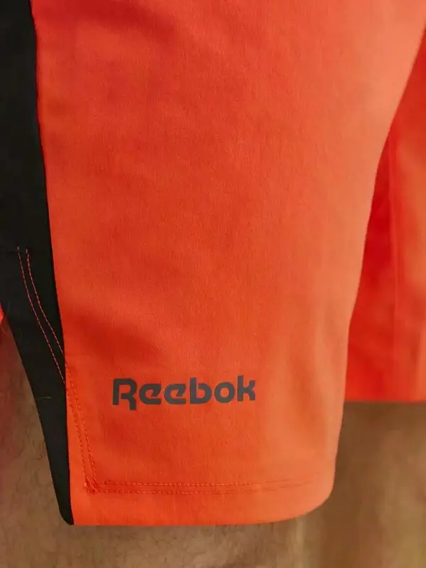 REEBOK Logo-print Panelled Shorts