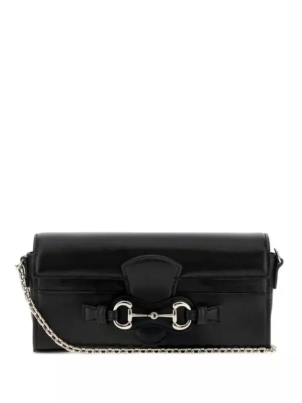 Gucci Horsebit Chain-strap Wallet - Black