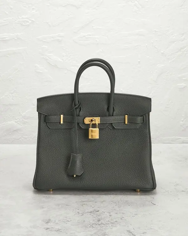 FWRD RENEW Hermes Togo Birkin 25 Handbag