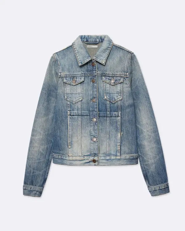 ALLSAINTS Fitted Denim Trucker Jacket