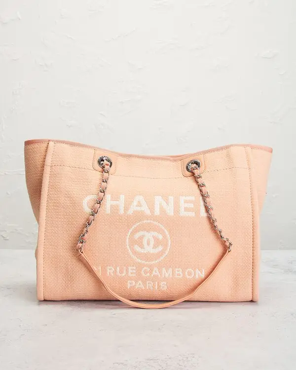 FWRD RENEW Chanel Small Deauville Tote Bag - Pink