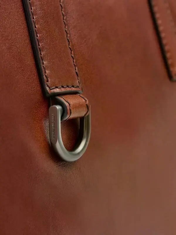 THE BRIDGE Leather Briefcase