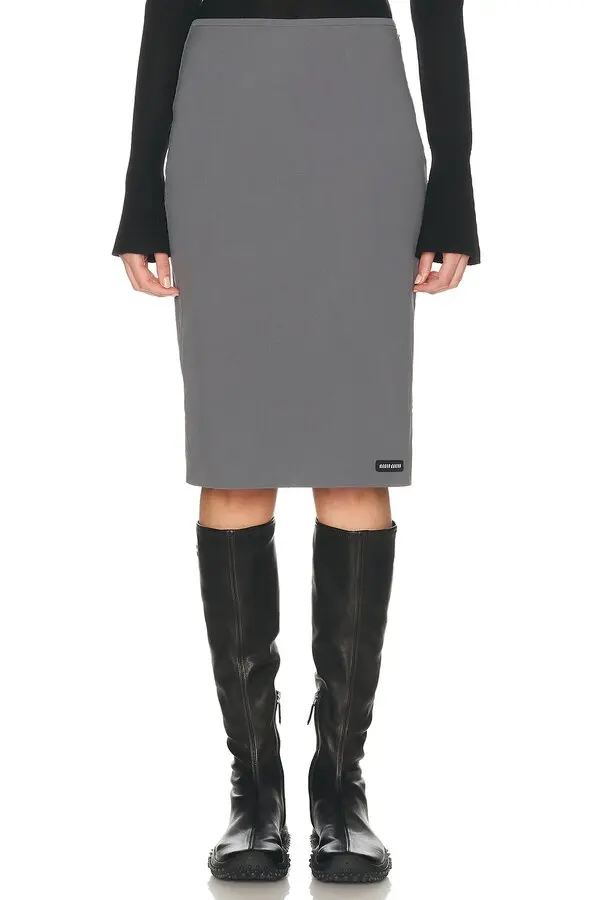 Miu Miu Popeline Stretch Skirt