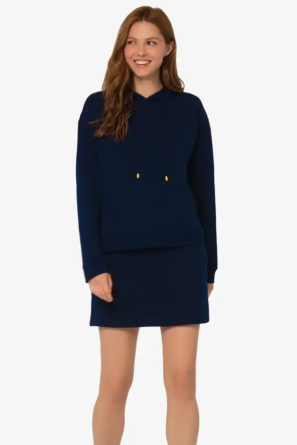 Helen Jon Luxe Skirt - Navy