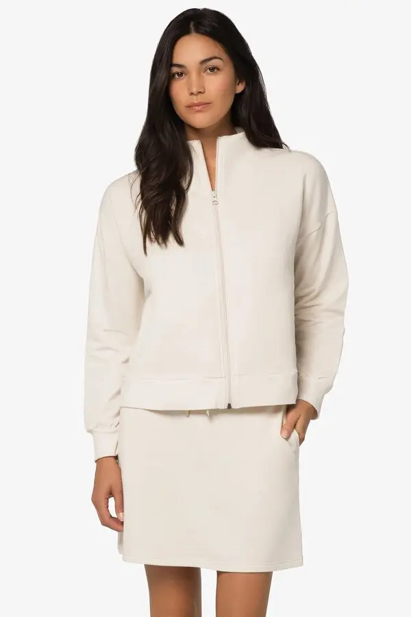 Helen Jon Boxy Zip Jacket - Stone