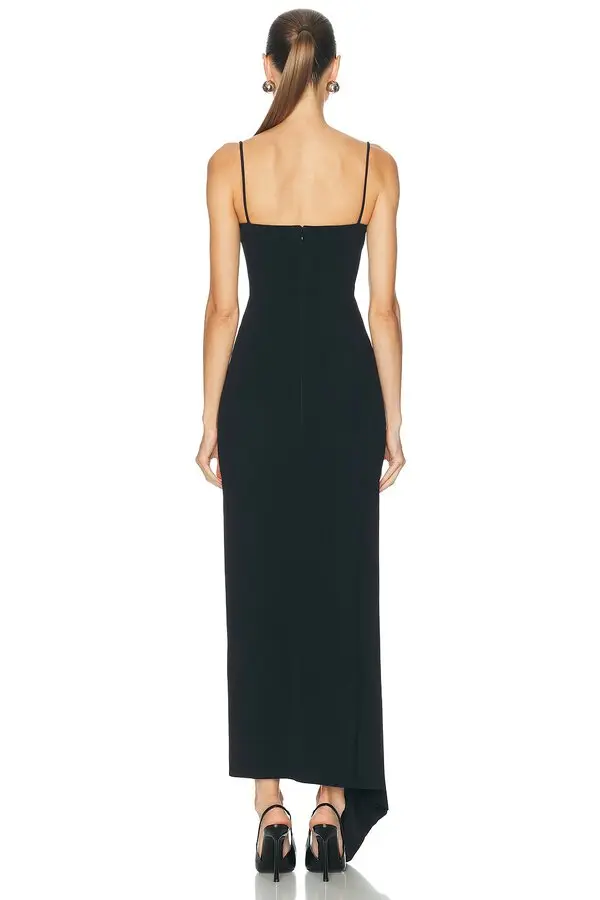 Givenchy Sliced Long Slit Dress
