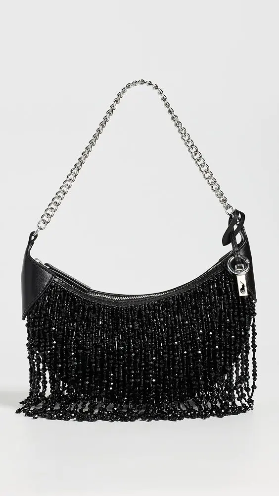 Polo Ralph Lauren Beaded Fringe Shoulder Bag