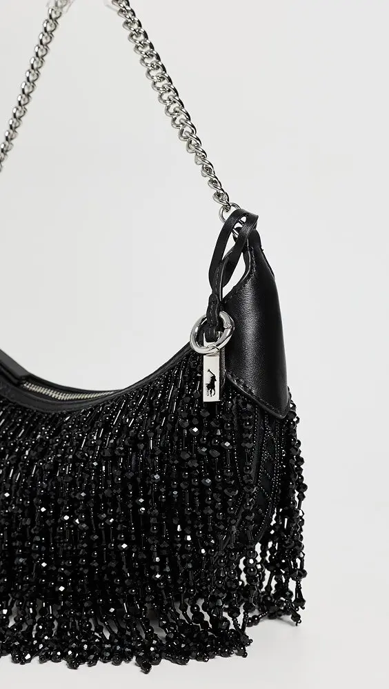 Polo Ralph Lauren Beaded Fringe Shoulder Bag