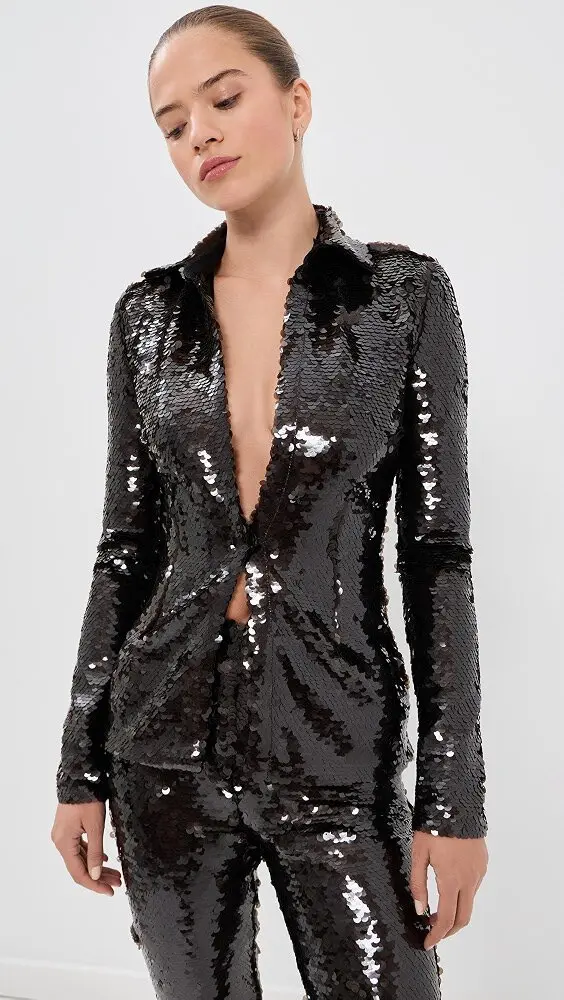 LAQUAN SMITH Button Down Blouse