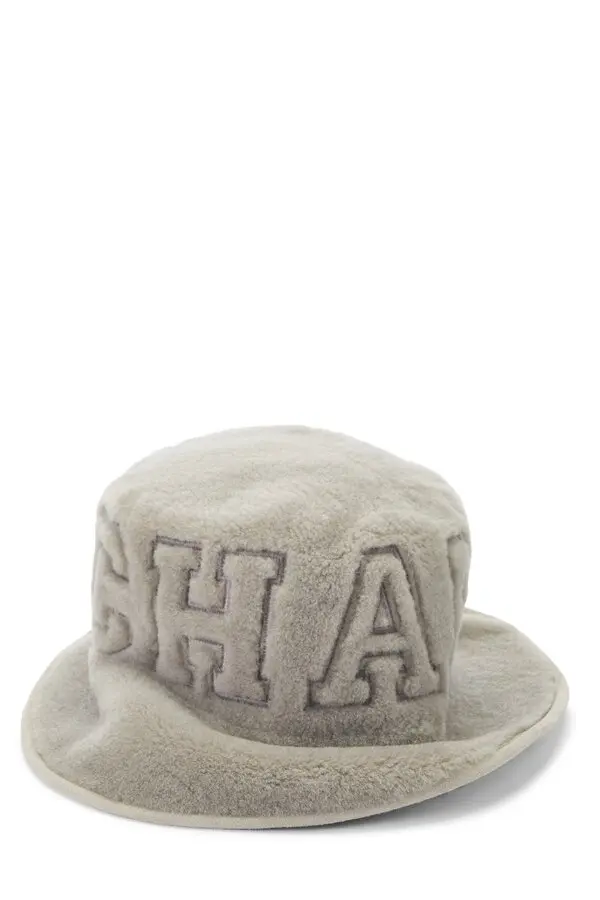 Chanel Shearling Bucket Hat