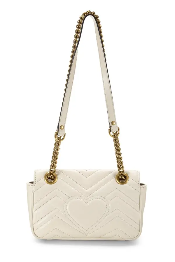 Gucci Leather Gg Marmont Matelassé Shoulder Bag