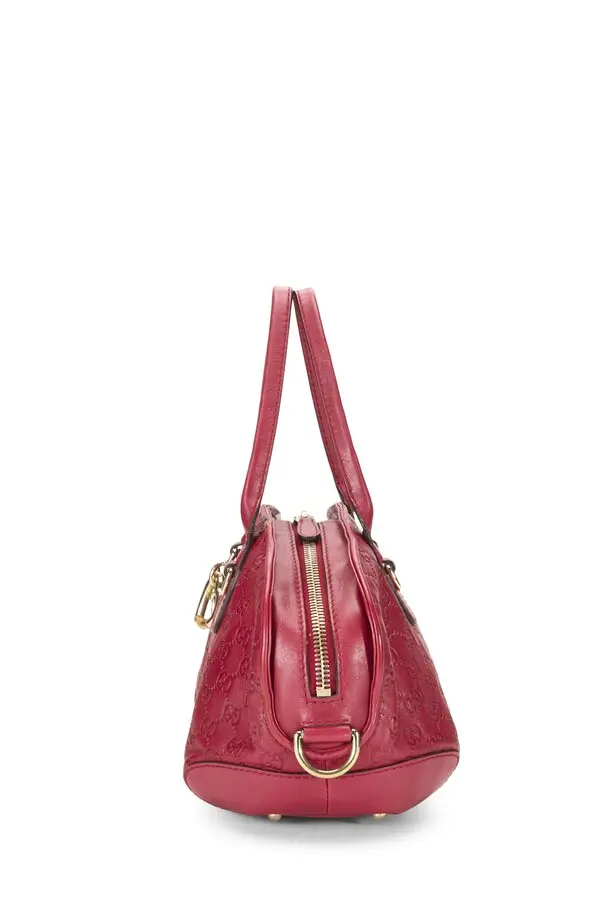 Gucci Ssima Heart Bit Handbag - Red