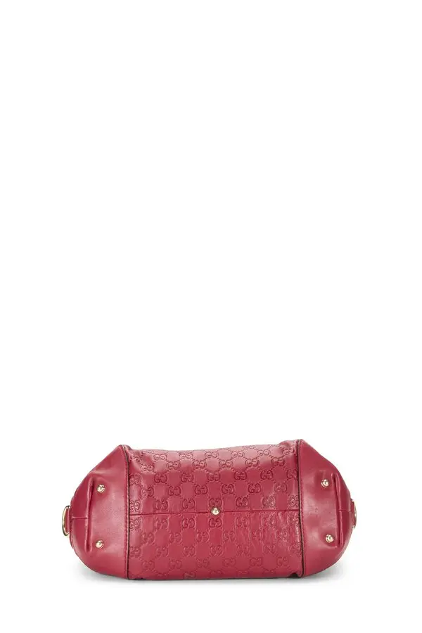 Gucci Ssima Heart Bit Handbag - Red