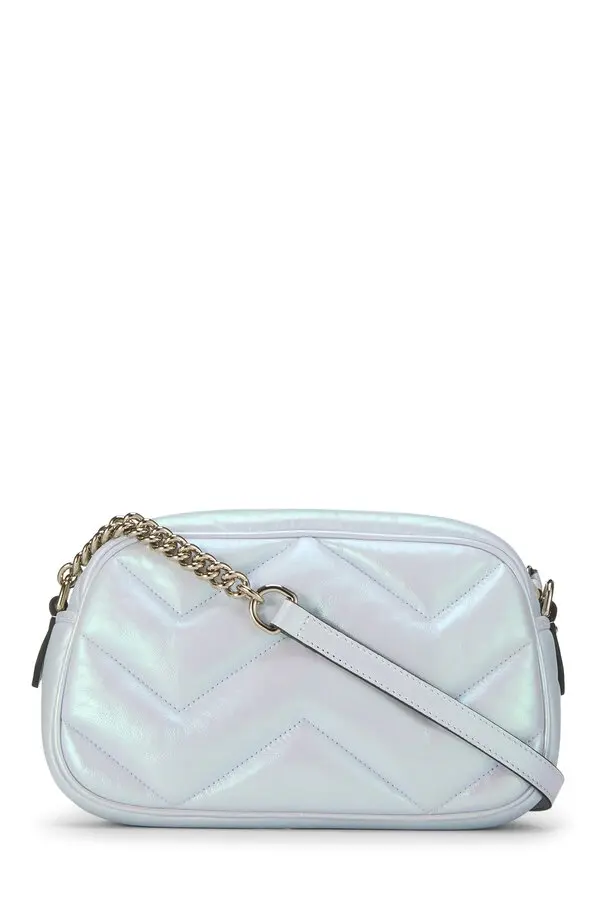 Gucci Iridescent Leather Gg Marmont Crossbody