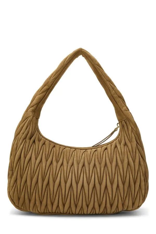 Miu Miu Suede Wander Hobo Bag