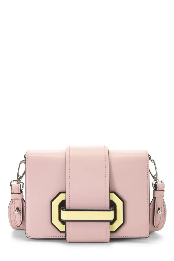 Prada Calfskin Plex Ribbon Crossbody Bag