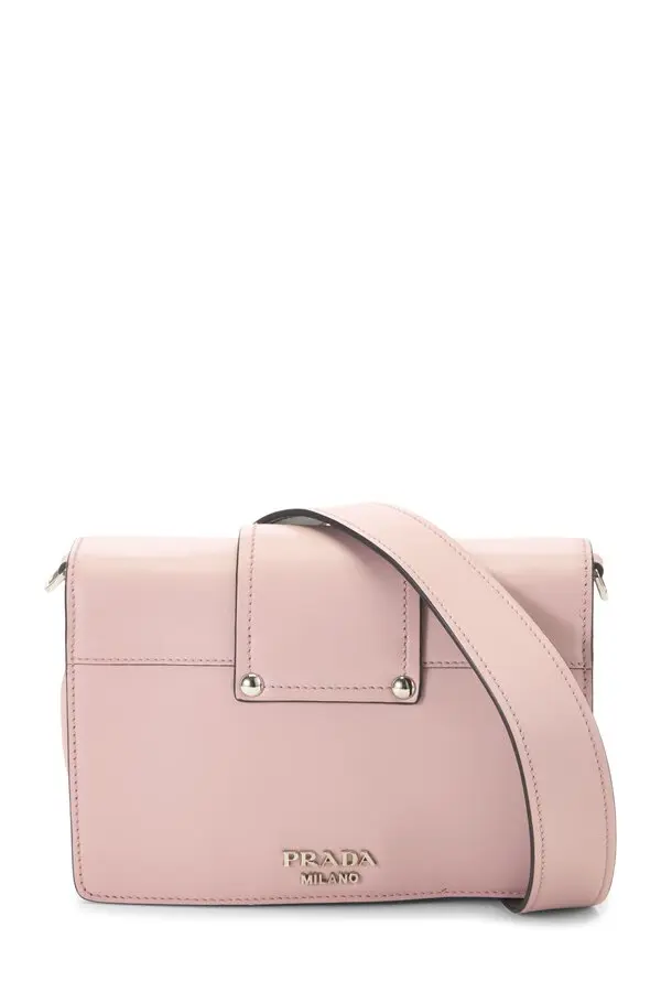 Prada Calfskin Plex Ribbon Crossbody Bag