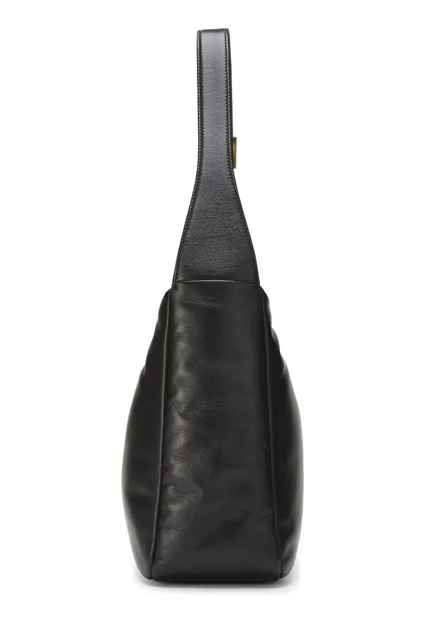 Saint Laurent Calfskin Le 5 À 7 Soft Hobo Bag - Black