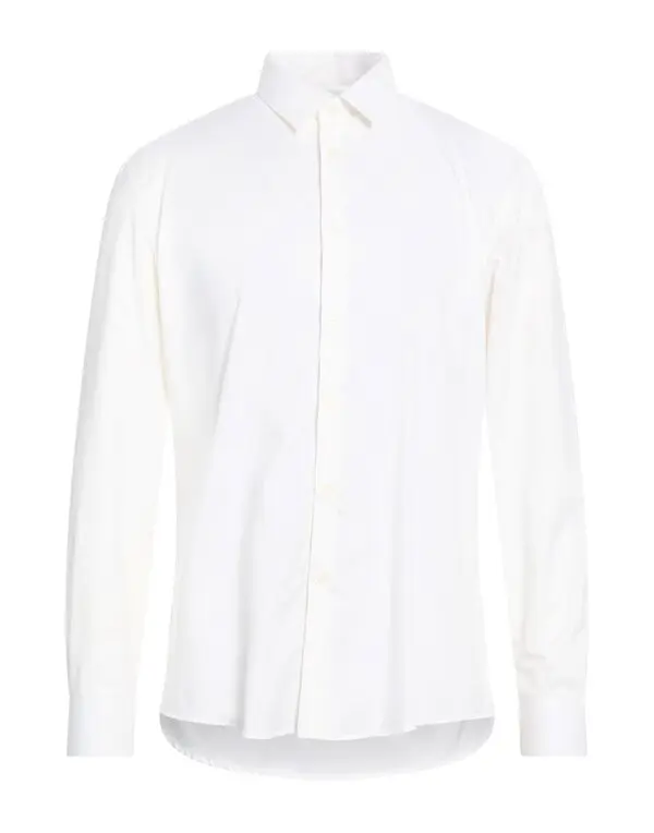 DANIELE ALESSANDRINI Shirt Ivory Size Cotton
