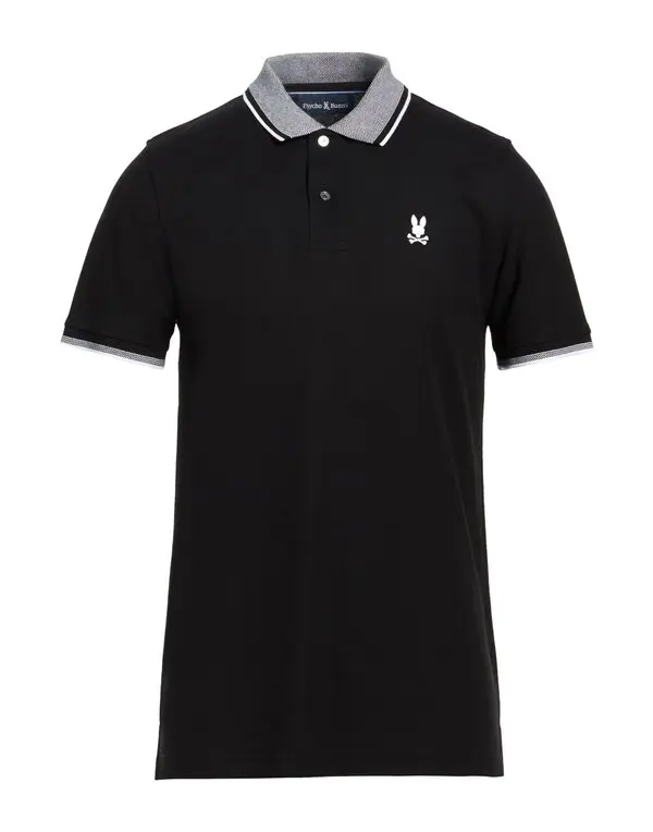 Psycho Bunny Polo Shirt Size Pima Cotton - Black