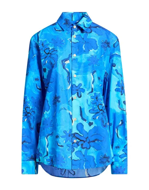 Marni Shirt Azure Size Cotton