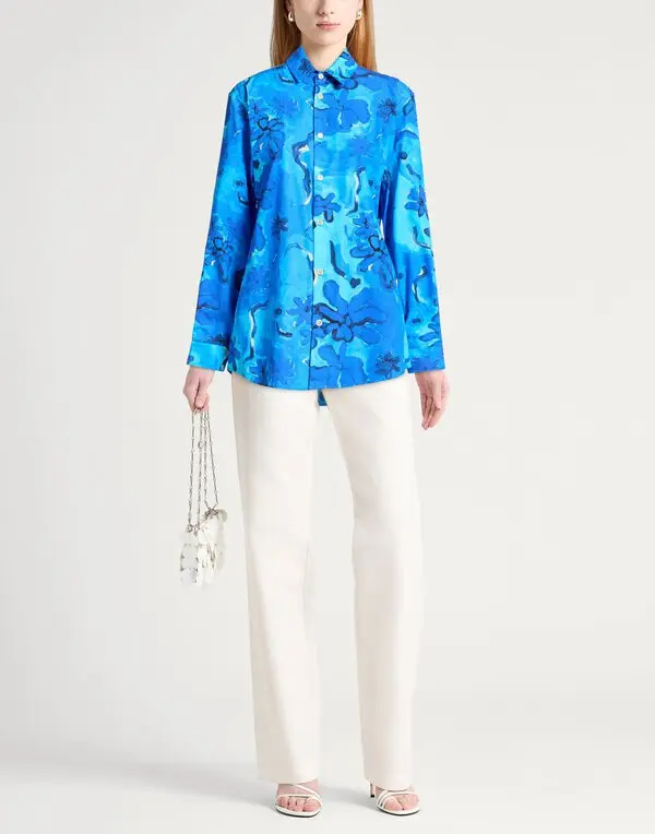 Marni Shirt Azure Size Cotton