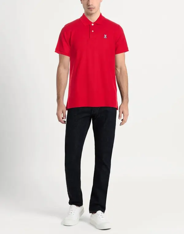 Psycho Bunny Polo Shirt Size Pima Cotton - Red