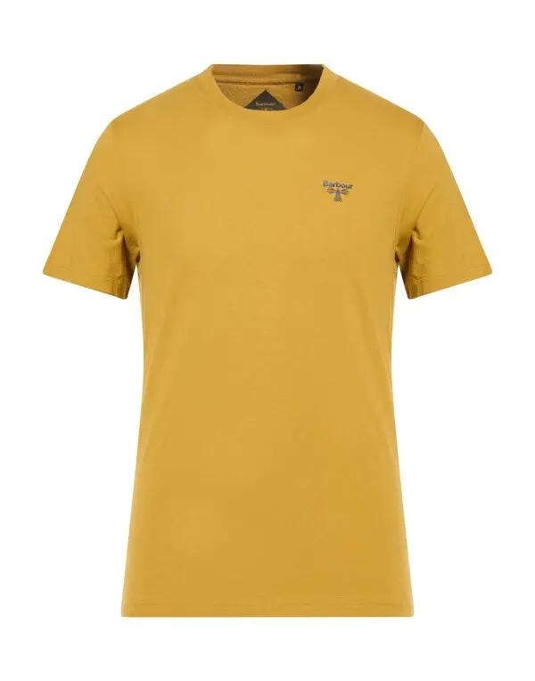 Barbour T-shirt Mustard Size Cotton - Yellow