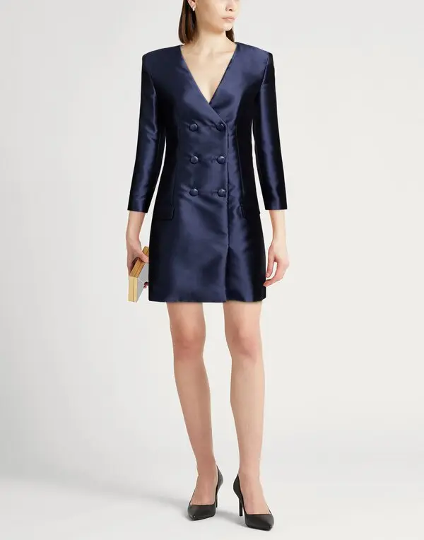Emporio Armani Mini Dress Size Polyester, Silk