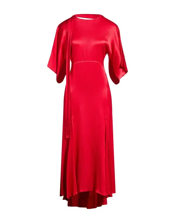 SEMICOUTURE Midi Dress Size Acetate, Silk