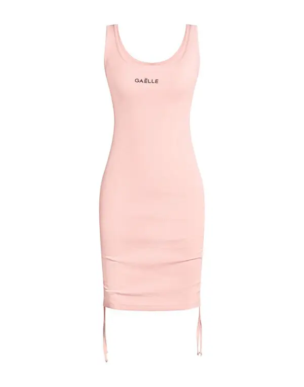 GAELLE PARIS Mini Dress Size Cotton, Elastane - Pink