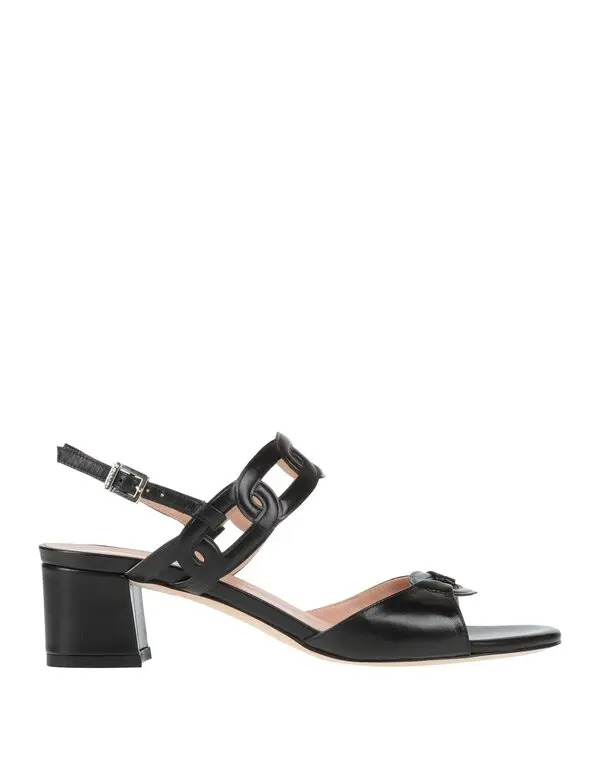 POLLINI Sandals Size Leather