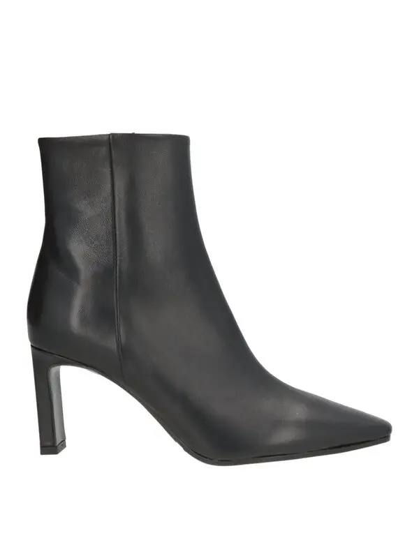 BIANCA DI Ankle Boots Plum Size Leather - Black