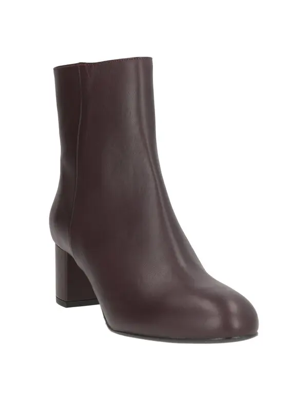BIANCA DI Ankle Boots Burgundy Size Leather - Red
