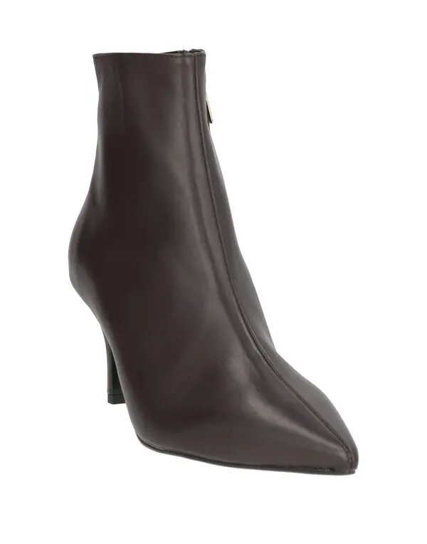 BIANCA DI Ankle Boots Dark Size Leather - Brown