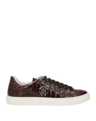 Roberto Cavalli Sneakers Chocolate Size Leather