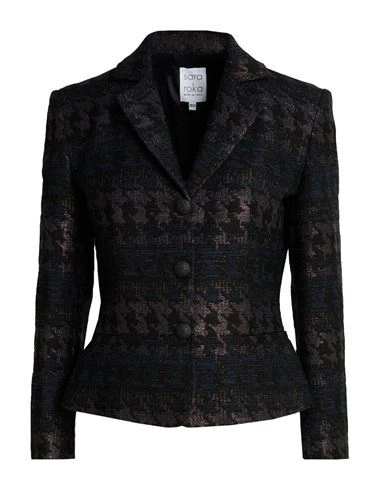 SARA ROKA Blazer Size Cotton, Acrylic, Wool, Polyamide, Polyester