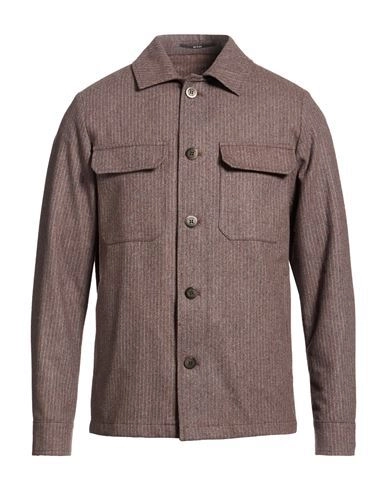 AT.P.CO At. P.co Jacket Taupe Size Polyester, Viscose, Wool