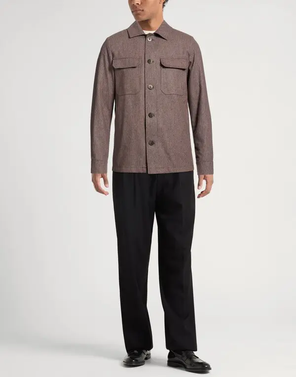 AT.P.CO At. P.co Jacket Taupe Size Polyester, Viscose, Wool
