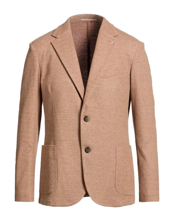 AT.P.CO At. P.co Blazer Camel Size Polyester, Viscose, Cotton, Polyamide