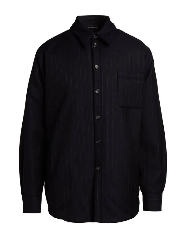 Emporio Armani Jacket Midnight Size Virgin Wool, Polyester