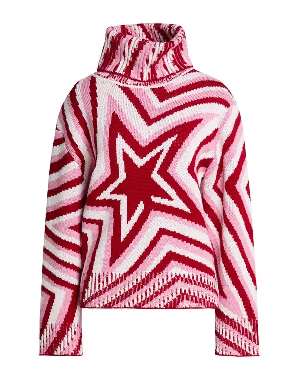 Perfect Moment Turtleneck Fuchsia Size Merino Wool